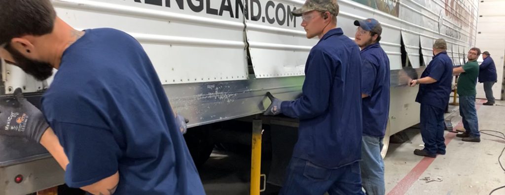 Replacing a Bottom Rail on a Semi-Trailer | Utility Keystone Trailer Sales